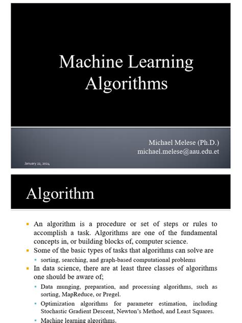 Basic Ml Algorithm Pdf Dependent And Independent Variables