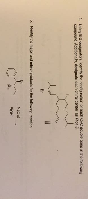 solved using e z designators identify the configuration of