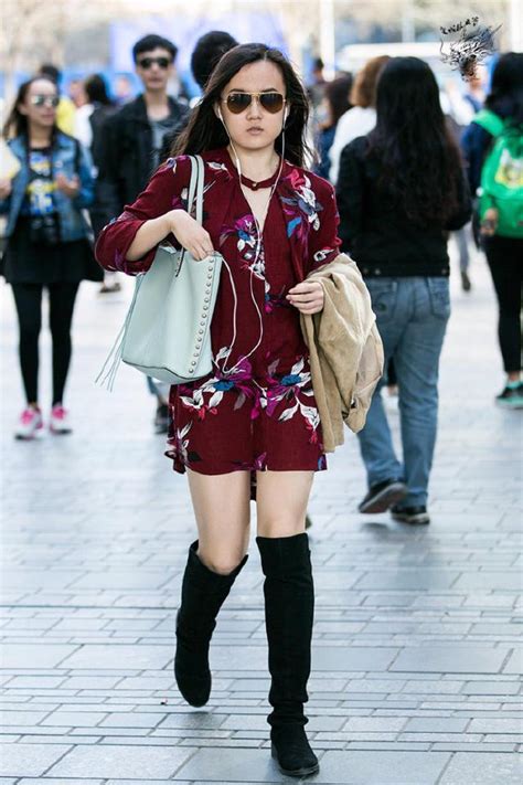 街拍北京三里屯街拍不同風情的美女 每日頭條