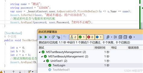 Mstest测试项目使用 Csdn博客