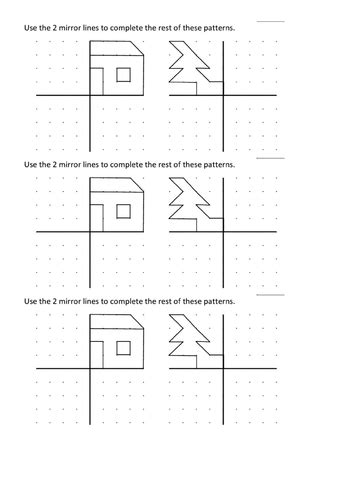 Symmetrical Figures Complete Lesson Teaching Resources