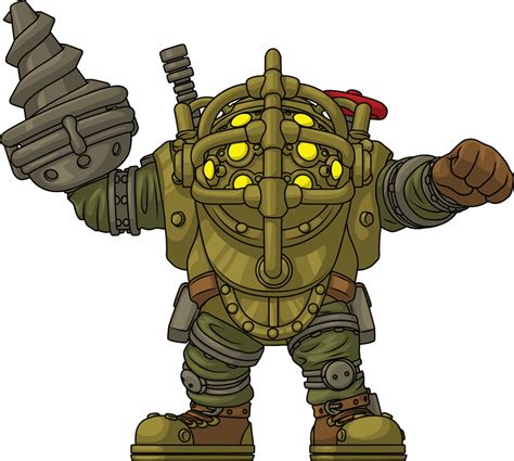 Bioshock Big Daddy Art