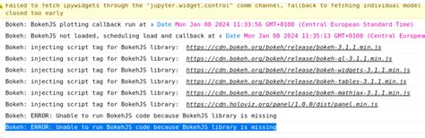 Panel Js Cannot Be Found Static Library Loading Panel Holoviz
