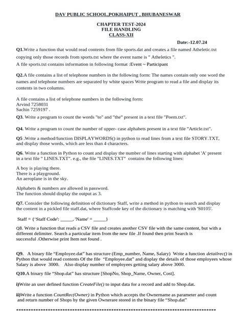 Cs Pdf Text File Computer Data