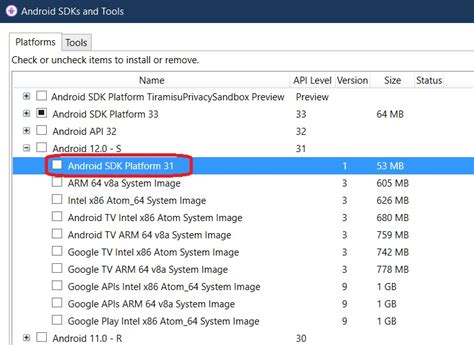 Maui App Reports Could Not Find Androidjar For Api Level Xa5207