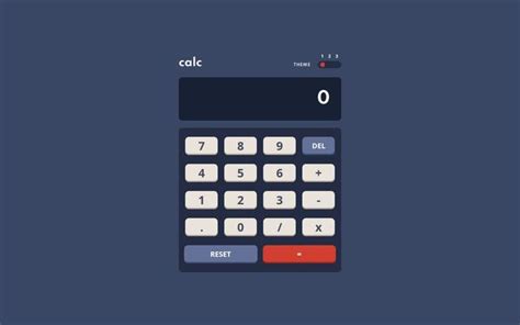 Frontend Mentor Calculator App Using Html Scss Js Coding Challenge
