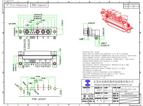 3w3 Full Layout High Power D Sub Connector Signalorigin Precision