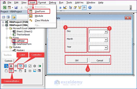 How To Create A Textbox Datepicker With Excel VBA 5 Steps