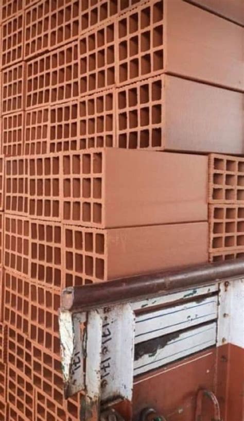 Bricks Rectangular Clay Hollow Block For Partition Walls Size 2x4x12 Inch Wxhxl At ₹ 72