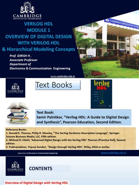 Verilog Hdl Mod 1 Pdf Hardware Description Language Information Age