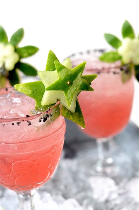Watermelon Margaritas With Watermelon Rind Garnish Vintage Kitty