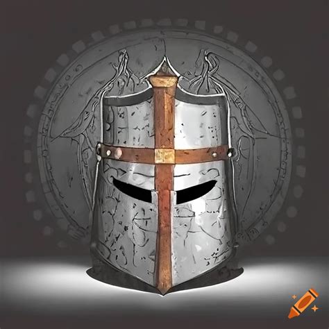 Crusader Helmet Drawing Crusader Helmet Drawing