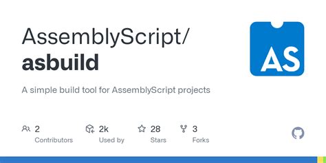 github assemblyscript asbuild a simple build tool for assemblyscript projects