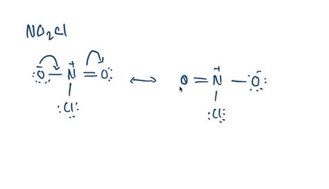 Solved The Formula For Nitryl Chloride Is No2 Cl Draw The Lewis Structure For The Molecule