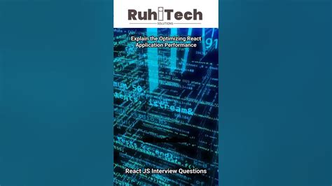 React Js Optimizing React Application Reactjsinterviewquestions Reactjstutorial Reactjs Job