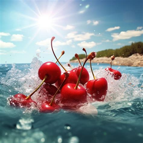 Cherry Float Images Free Download On Freepik