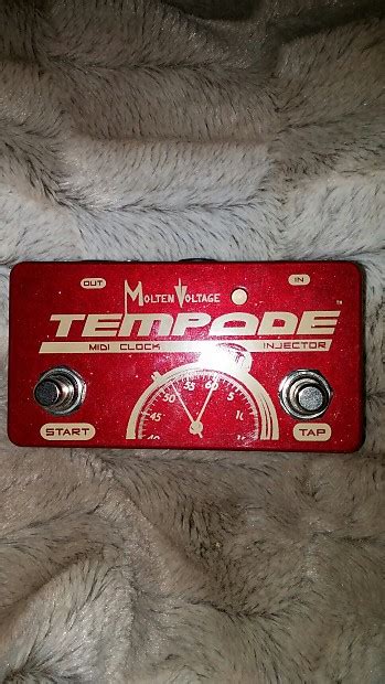 Molten Voltage Tempode Midi Clock 2015 Candy Apple Red Reverb