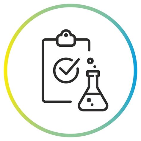 Premium Vector Lab Test Icon