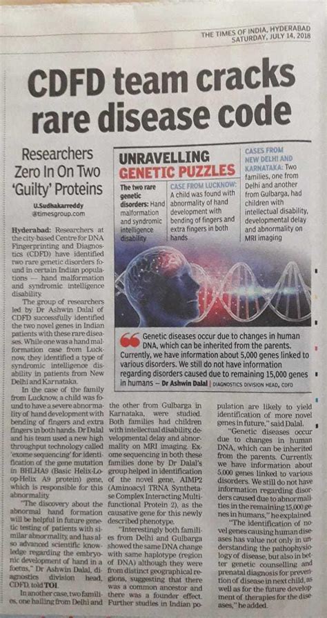 Dr Ashwin Dalal On Linkedin Yesterday Times Of India Coverage