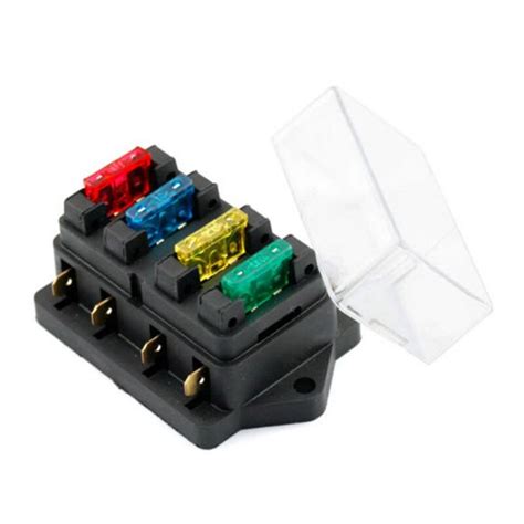 Car 4 Way Circuit Standard Fuse Box With Car Fuse Grandado