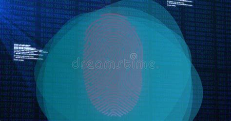 Image Of Binary Coding And Globe On Black Background Stock Image