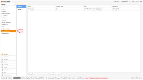 Resolved Database Backup Option Not Working V4 Issue Sambaclub Forum