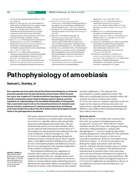 Amebiasis Pdf Inflammation Interleukin 8