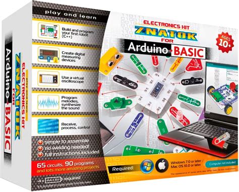 Конструктор электронный Знаток Arduino Basic Home купить недорого в