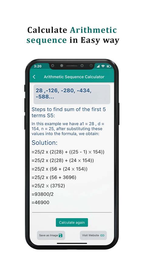 Arithmetic Sequence Calculator For Android Download