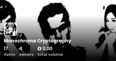 Monochrome Cryptography Collection Opensea