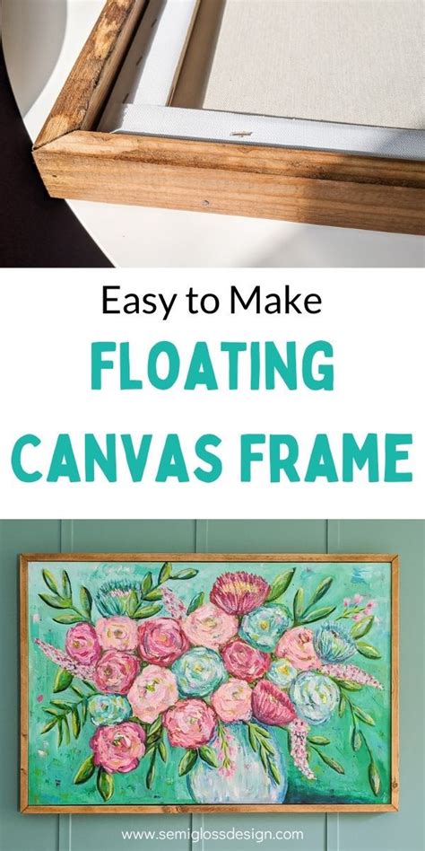 The Easiest DIY Canvas Frame Semigloss Design