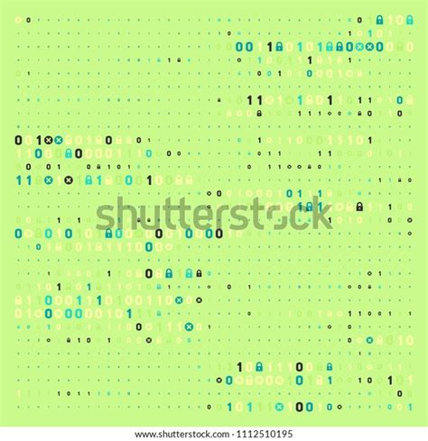 Streaming Abstract Binary Code Background Padlock Stock Illustration 1112510195 Shutterstock