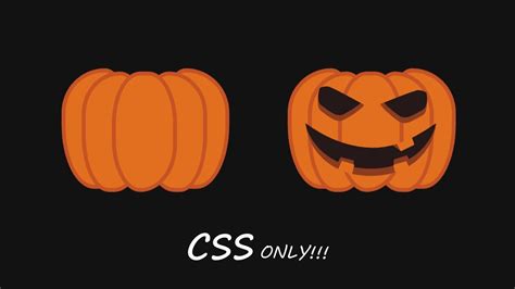 Halloween Pumpkin Button Html Css Css Animation Youtube