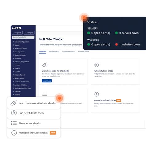 server monitoring cpanel
