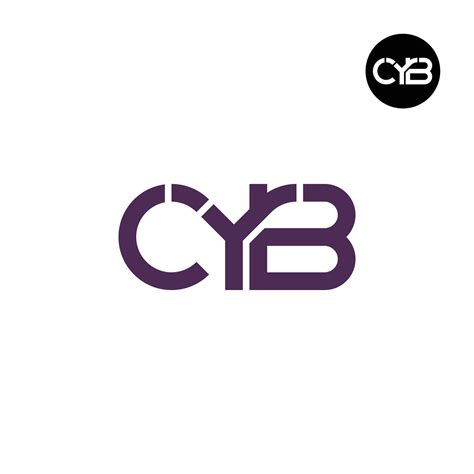 Letter Cyb Monogram Logo Design 28089368 Vector Art At Vecteezy