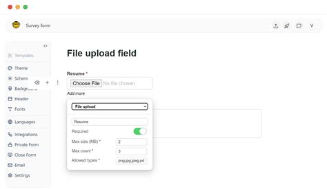 File Upload Field Formape