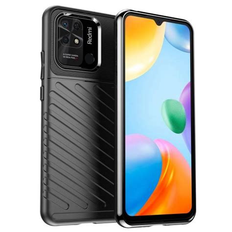 Capa Xiaomi Redmi 10C Hibrida Thunder Black KuantoKusta