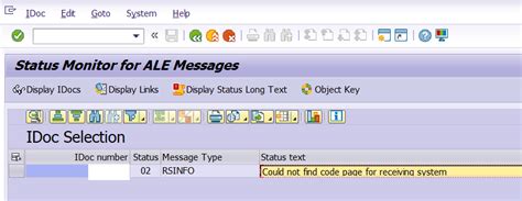 SAP IDOC STATUS 02 Could Not Find Code Page For Receiving System BASIS GURU