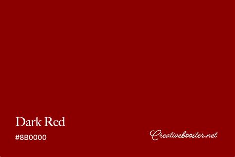 100 Shades Of Red Color Names Hex Rgb Cmyk Codes