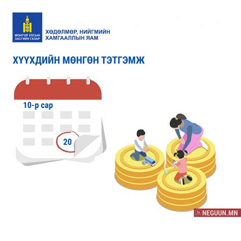 НИЙГМИЙН ХАЛАМЖИЙН ТЭТГЭВЭР ТЭТГЭМЖ ХӨНГӨЛӨЛТ ТУСЛАМЖИЙГ ЭНЭ САРД ОЛГОХ ХУВААРЬ Neguun Mn