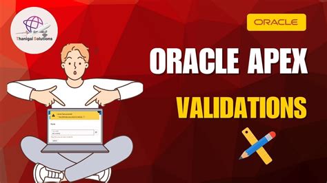 ☑️ Oracle Apex Validation⚡ Thanigaisolutions Youtube