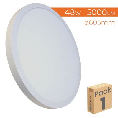 Ceiling LED Circular Panel Surface W LM Mm LED ATOMANT