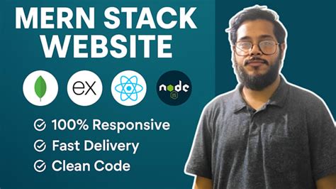 Develop A Custom Mern Website Using Reactjs And Nodejs As A Mern Stack Developer By Kazisadman