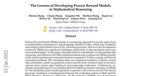 The Lessons Of Developing Process Reward Models In Mathematical