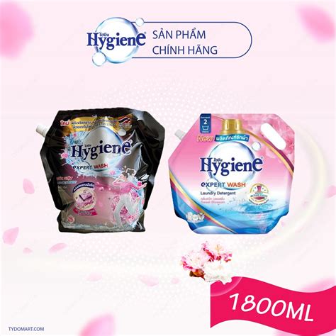 Nước Giặt Xả Hygiene Thái Lan đậm đặc 1800ml Xả Quần áo Thơm Laundry