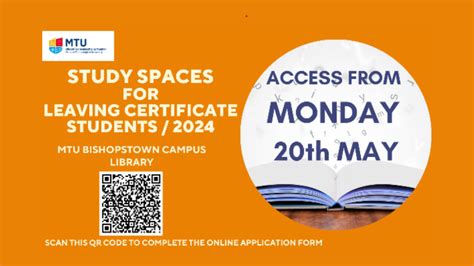 Apply For Study Space In Mtu Coláiste An Spioraid Naoimh