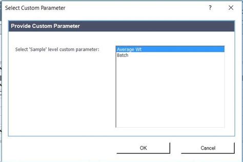 Custom Parameter Value Required In Sequence Report Forum Chromatography Software Agilent