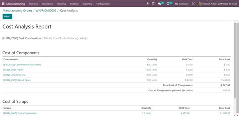 Manufacturing Orders In Odoo 16 Manufacturing Odoo V16 Enterprise Edition Book