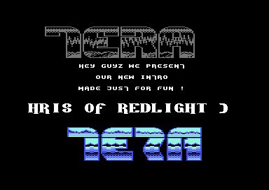 CSDb New Intro By Redlight And TERA CSDb New Intro By Redlight And TERA