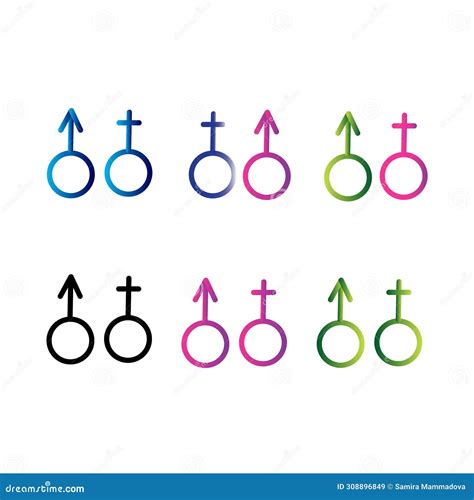 Colorful Gender Symbols Showcase Diversity And Inclusivity